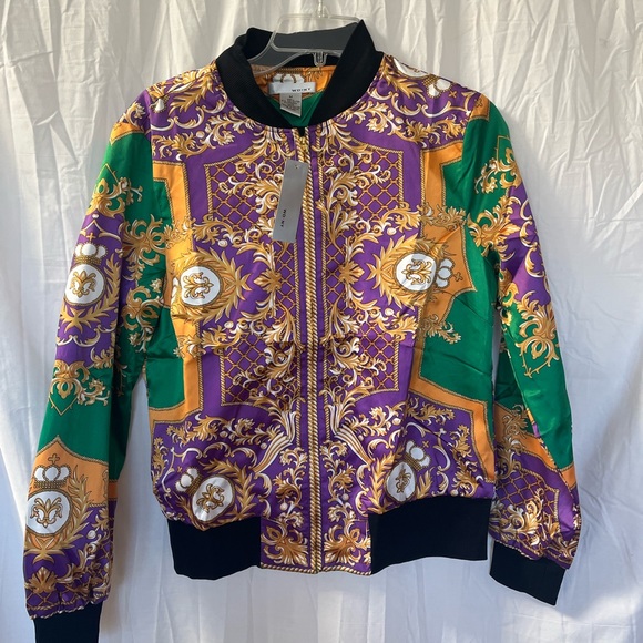 WD.NY | Jackets & Coats | Vintage Wd Ny Bomber Jacket Designer Look ...